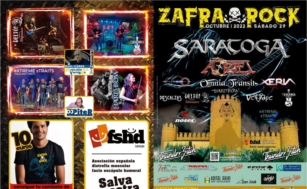 El Festival Zafra Rock congregará a 12 bandas este sábado en la Caseta Municipal | Hoy